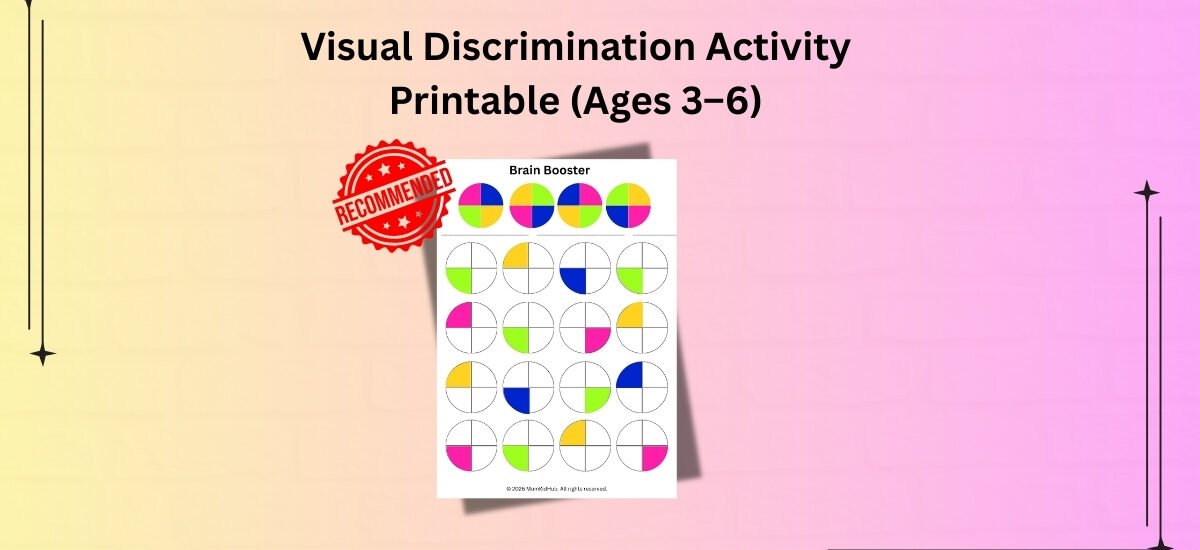 Brain-Boosting Visual Discrimination Worksheet for Ages 3–6